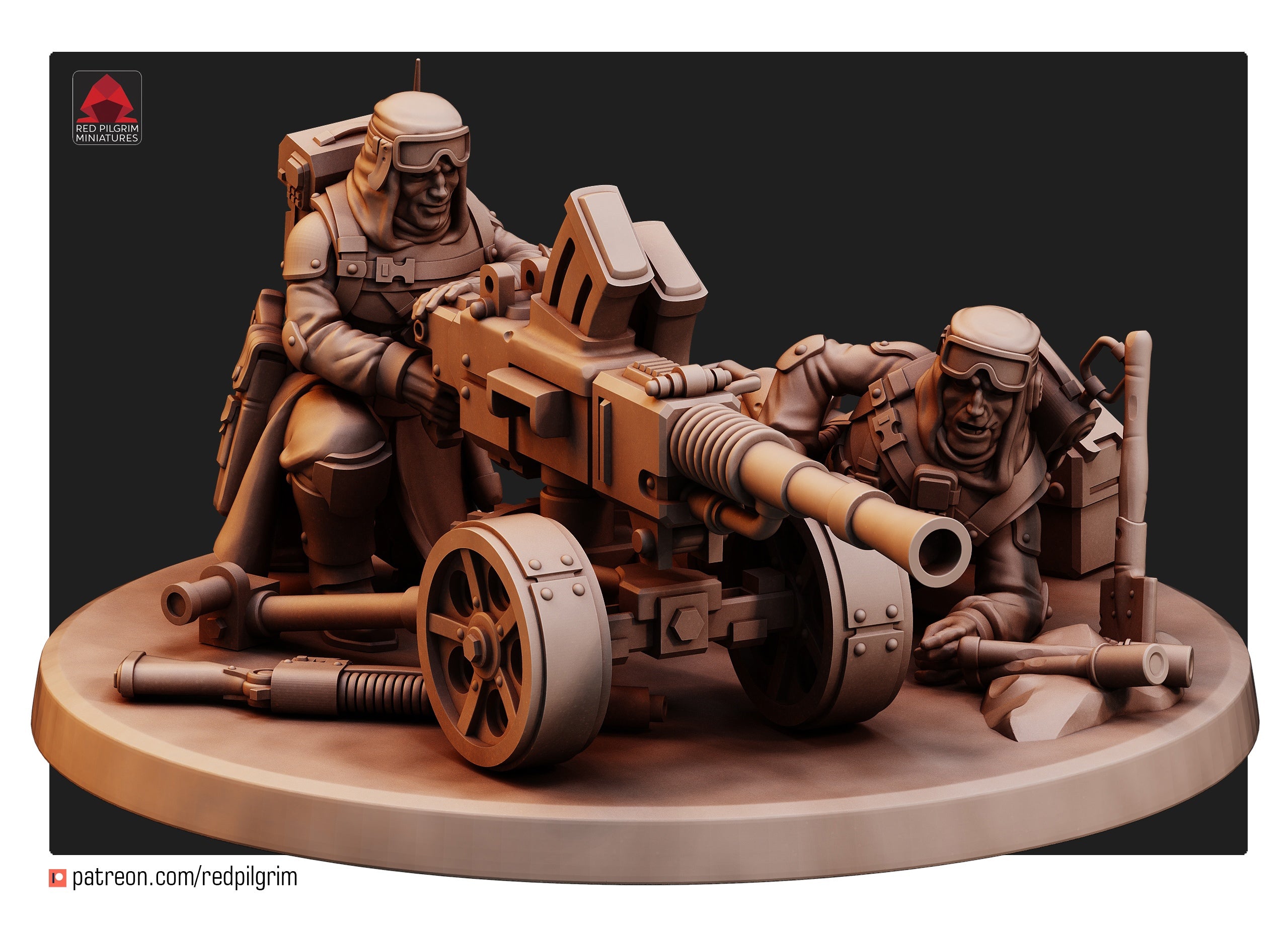 Desert Hawks Heavy Support Turret Las – Red Rogue Studios
